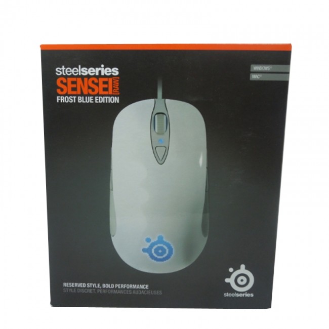 SteelSeries Sensei Laser Gaming Mouse RAW Frost Blue Edition | Blue ...