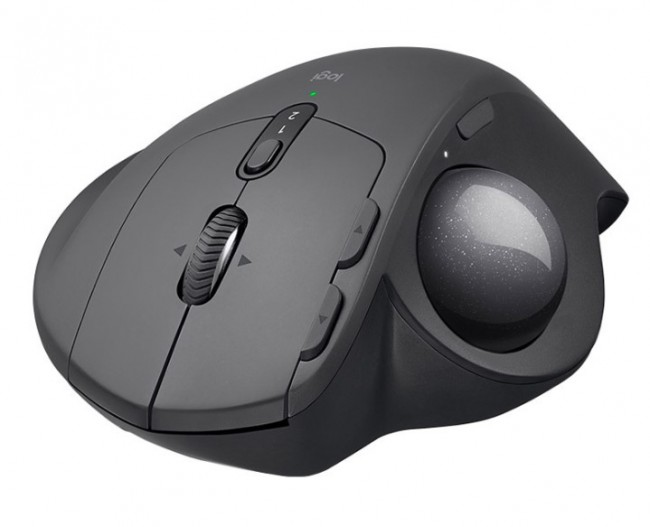 Logitech MX Ergo Wireless Trackball Mouse Adjustable Ergonomic Design ...