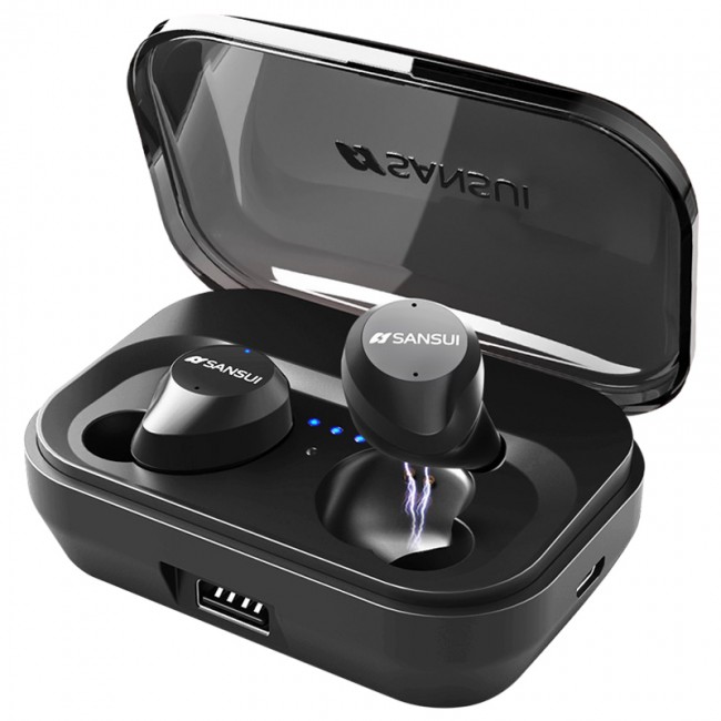 Pasonomi Wireless Earbuds Bluetooth Headphones IKANZI iPX7 Waterproof 72H Cycle Play Time ...