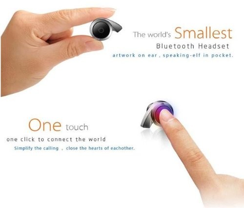 Woowi Micro Mini Size Bluetooth Headset World's Smallest | Blue Tooth ...