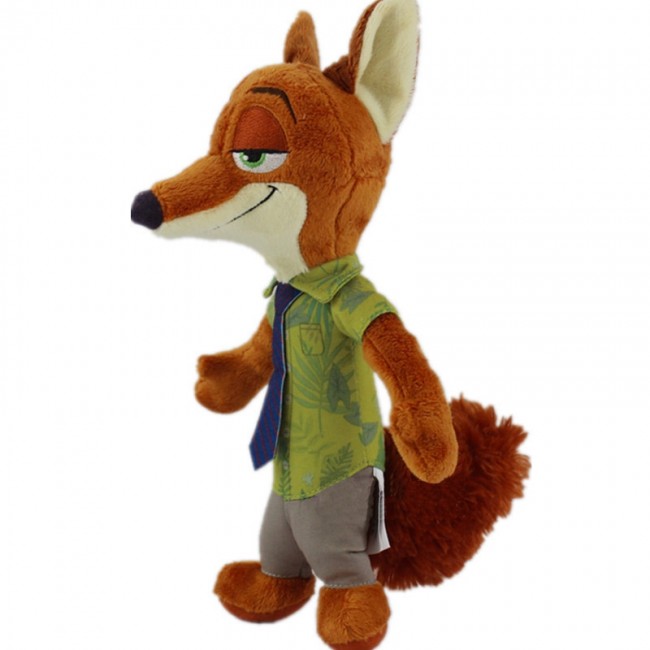 Disney Zootopia Nick Wilde Fox Large Plush Toy - 10 Inch | Blue Tooth ...