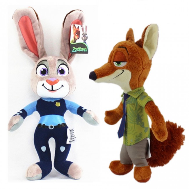Disney Zootopia Nick Wilde Fox Large Plush Toy - 10 Inch | Blue Tooth ...