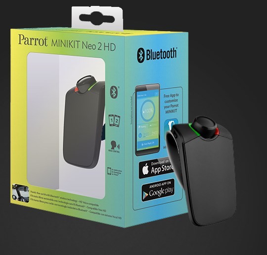 Parrot Minikit + Neo Bluetooth Hands-free Car Speakerphone | Blue Tooth ...