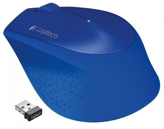 Logitech M280 - Wireless Optical Mouse - Blue | Blue Tooth Mouse Tech