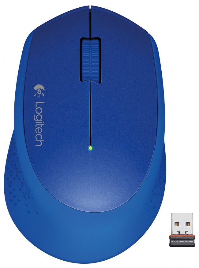 Logitech M280 - Wireless Optical Mouse - Blue | Blue Tooth Mouse Tech