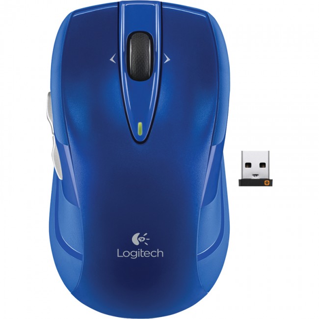 Logitech M545 Wireless Optical Mouse - Blue | Blue Tooth Mouse Tech