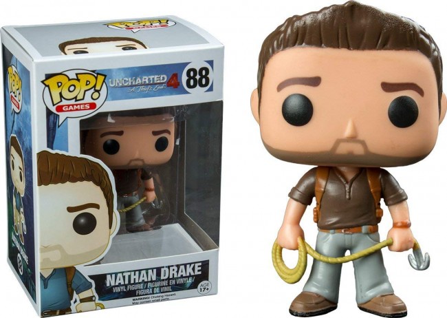Funko Pop Nathan Drake Uncharted 4 Brown Shirt Vinyl Figure #88 ...